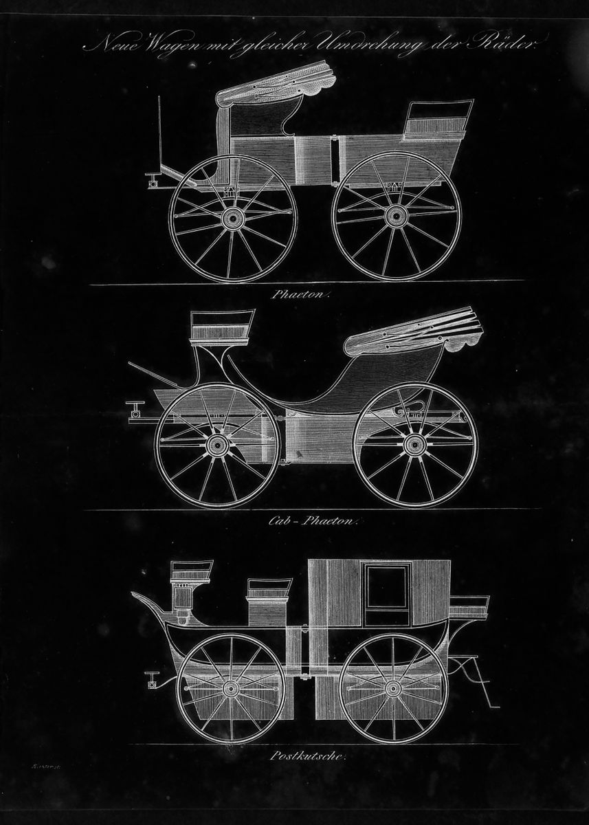 'Vintage wagon carriage ' Poster, picture, metal print, paint by Vardi ...