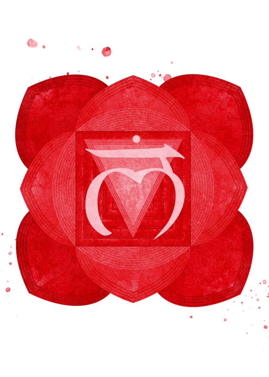 'The Root Chakra' Poster, picture, metal print, paint by GG Digital ...
