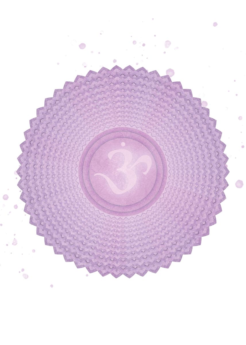 'The Crown Chakra' Poster, picture, metal print, paint by GG Digital Creations | Displate