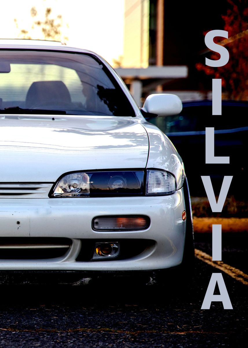 'Nissan Silvia' Poster, picture, metal print, paint by Lai Majnun ...