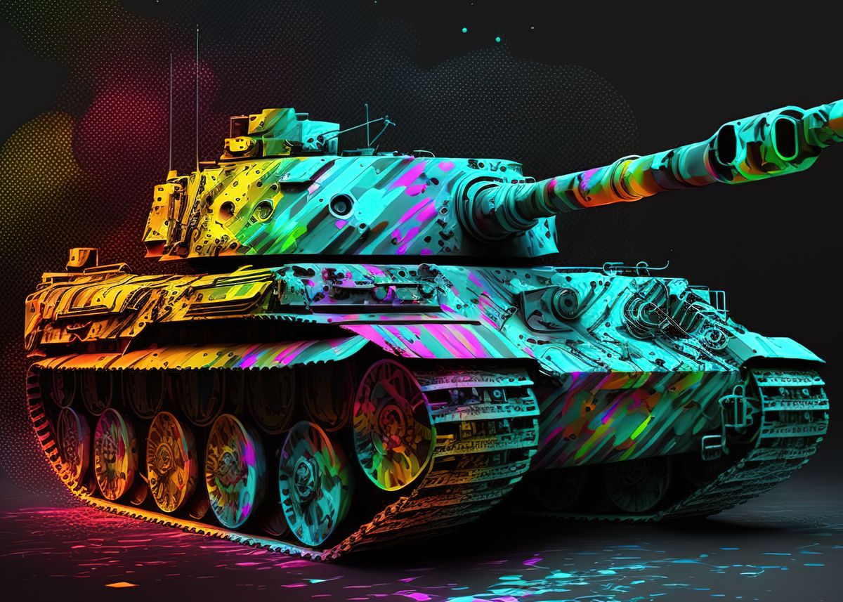 'Battle Tank' Poster by AlycePreston | Displate