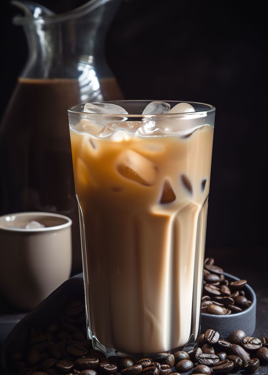 'milk coffee' Poster by Eudora | Displate