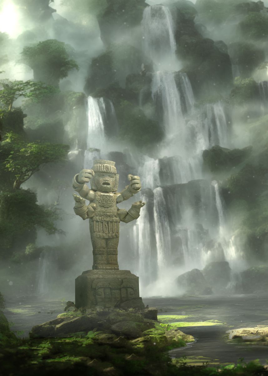 'Ancient Statue' Poster, picture, metal print, paint by vandervisuals ...