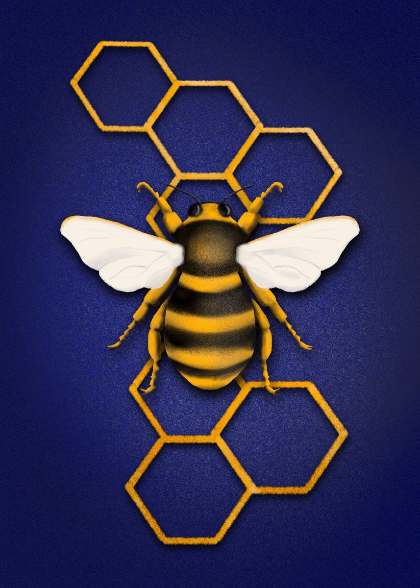 'Bumble BumbleBee' Poster by Chrystal DelacruzCasturita | Displate