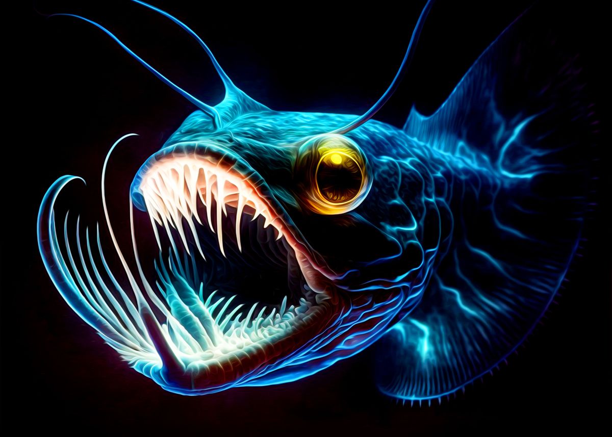 'Fantasy Fish' Poster by Berry Hall | Displate