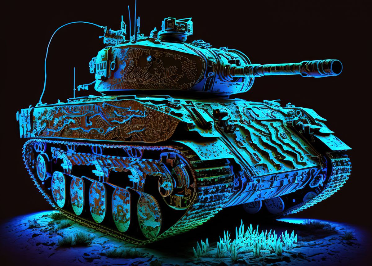 'Battle Tank' Poster by AlycePreston | Displate