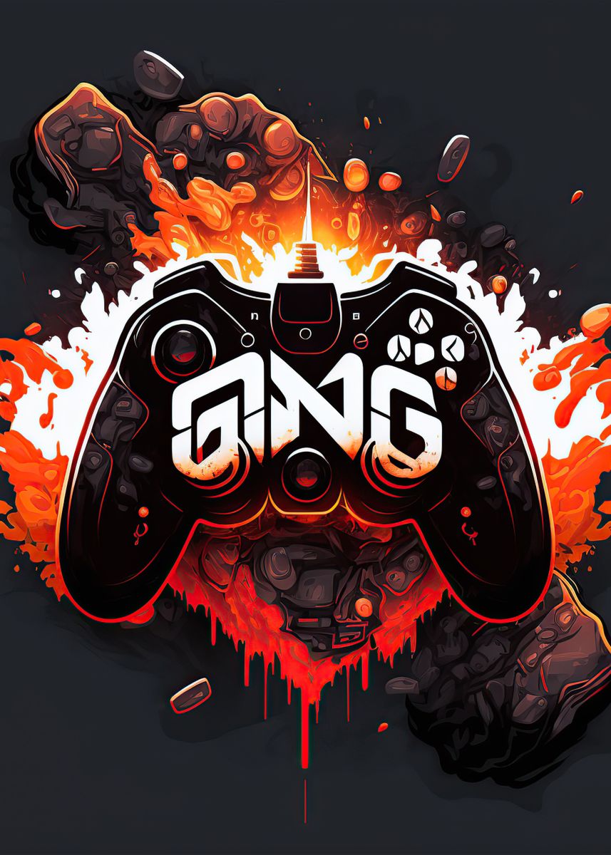 'Game' Poster, picture, metal print, paint by Yannis Denton | Displate