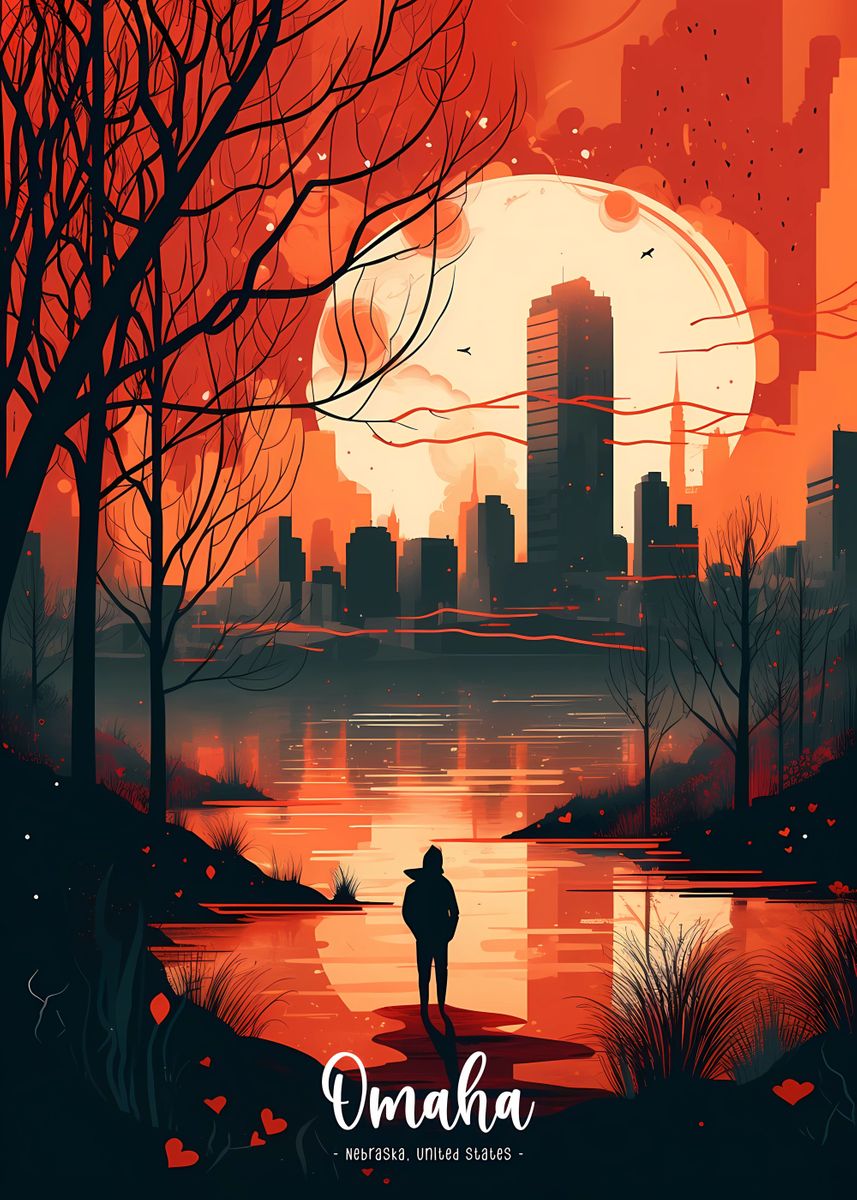 'Ohama' Poster, picture, metal print, paint by Barney Decor | Displate