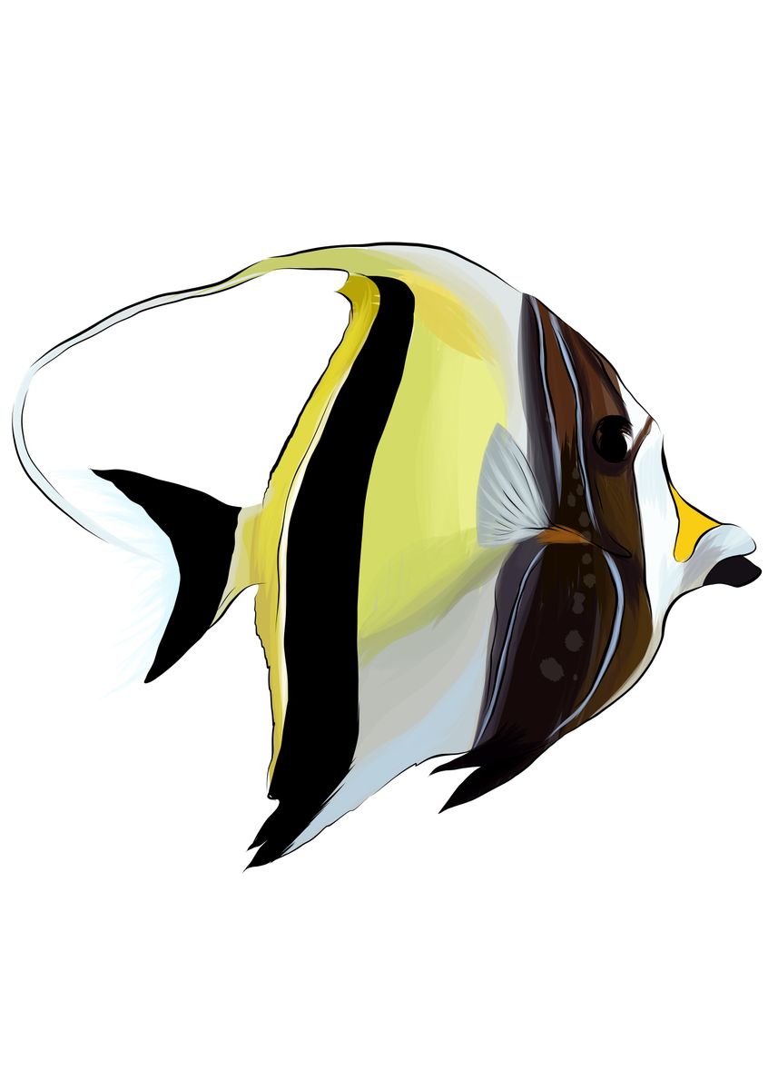 'Tropical fish' Poster by Le Duc Hiep | Displate