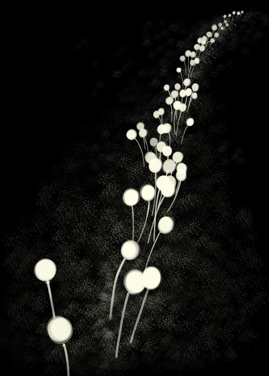 'Abstract lamp black' Poster, picture, metal print, paint by Travel ...