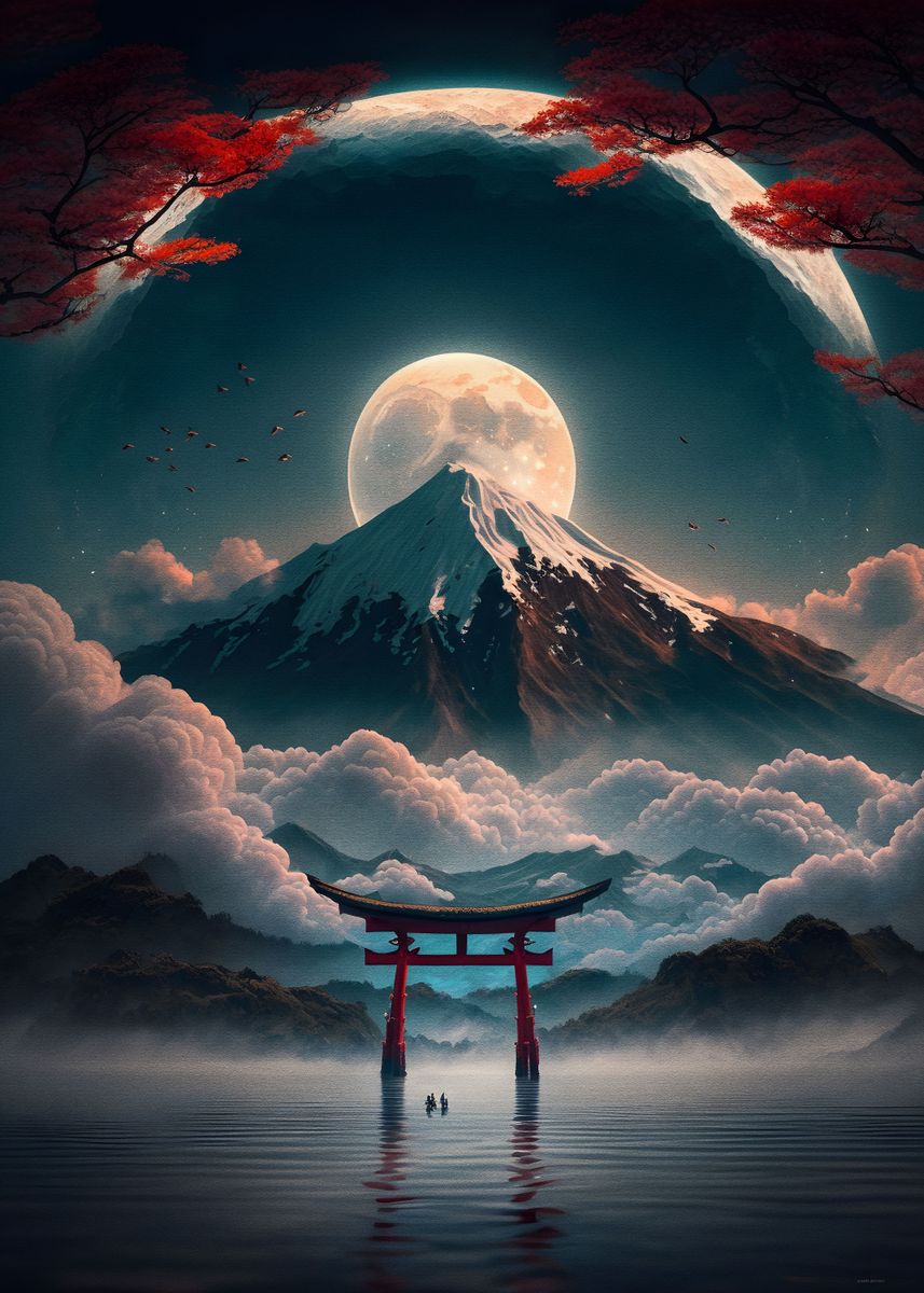 'Japanese Iconic' Poster, picture, metal print, paint by Muhammad Irsan ...