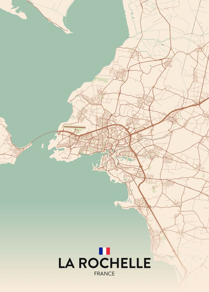 'La Rochelle FR' Poster, picture, metal print, paint by IMR Designs ...