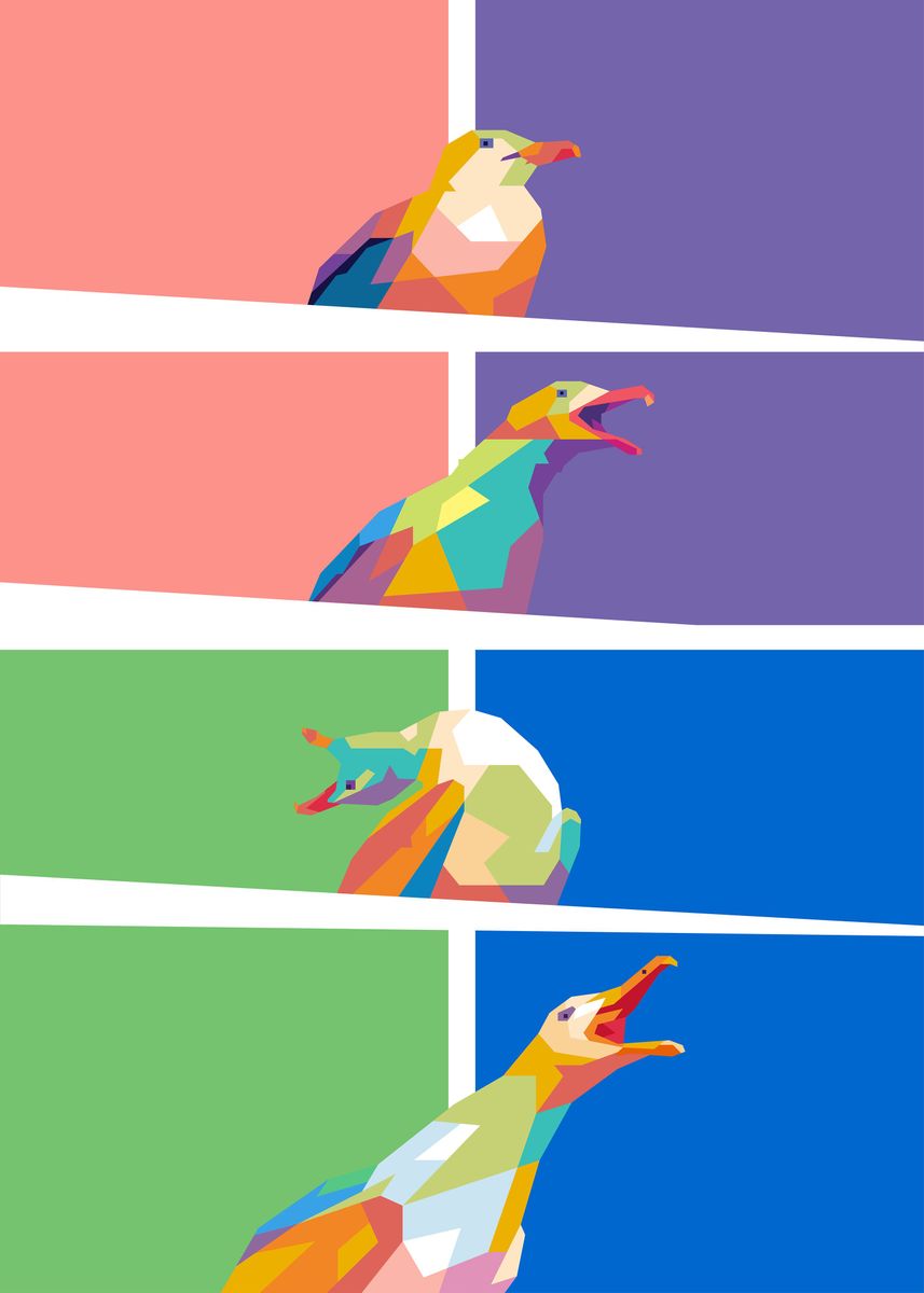 'BIRD MEME' Poster by Muifatin | Displate