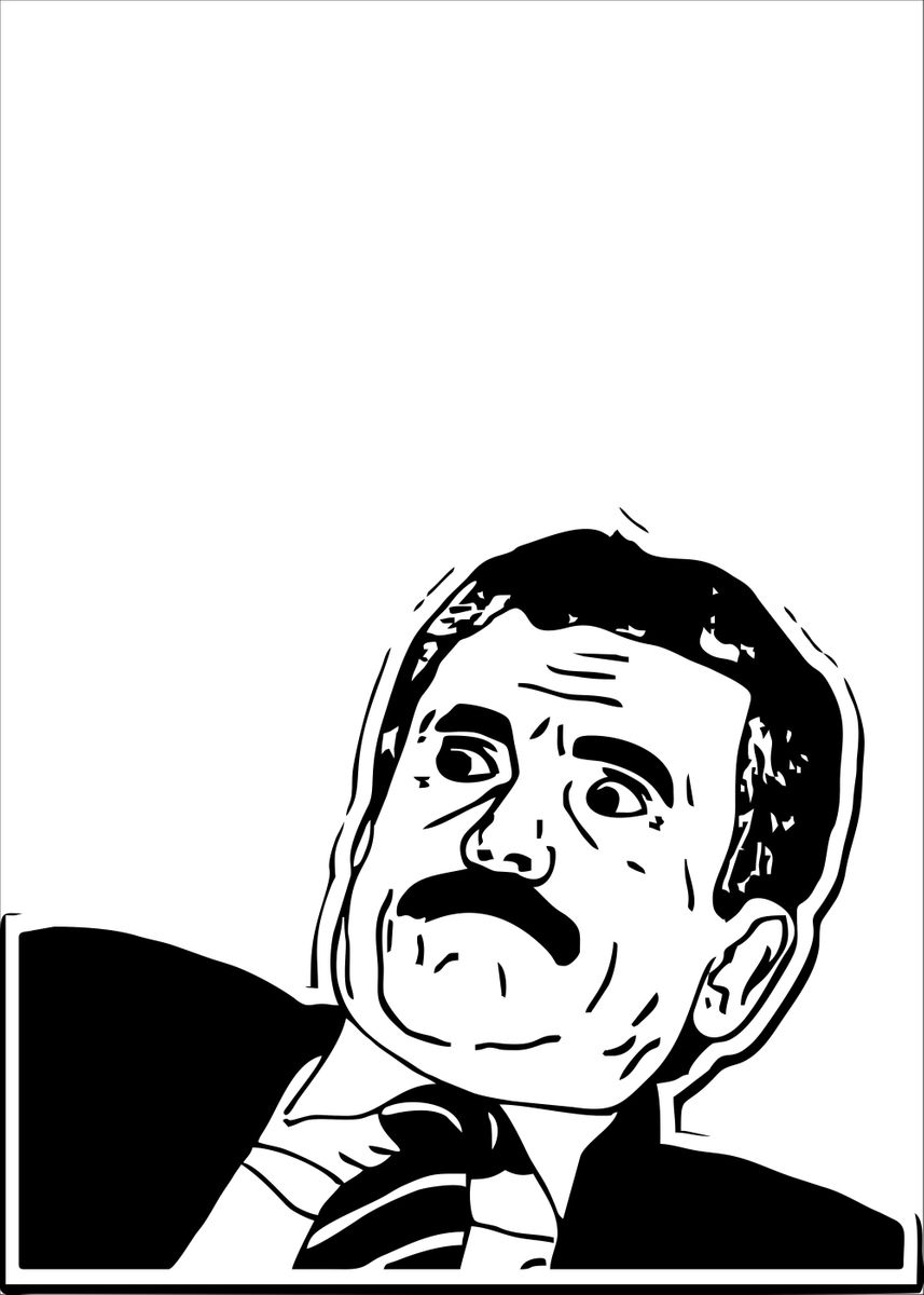 'Meme' Poster, picture, metal print, paint by Popular Collections ...