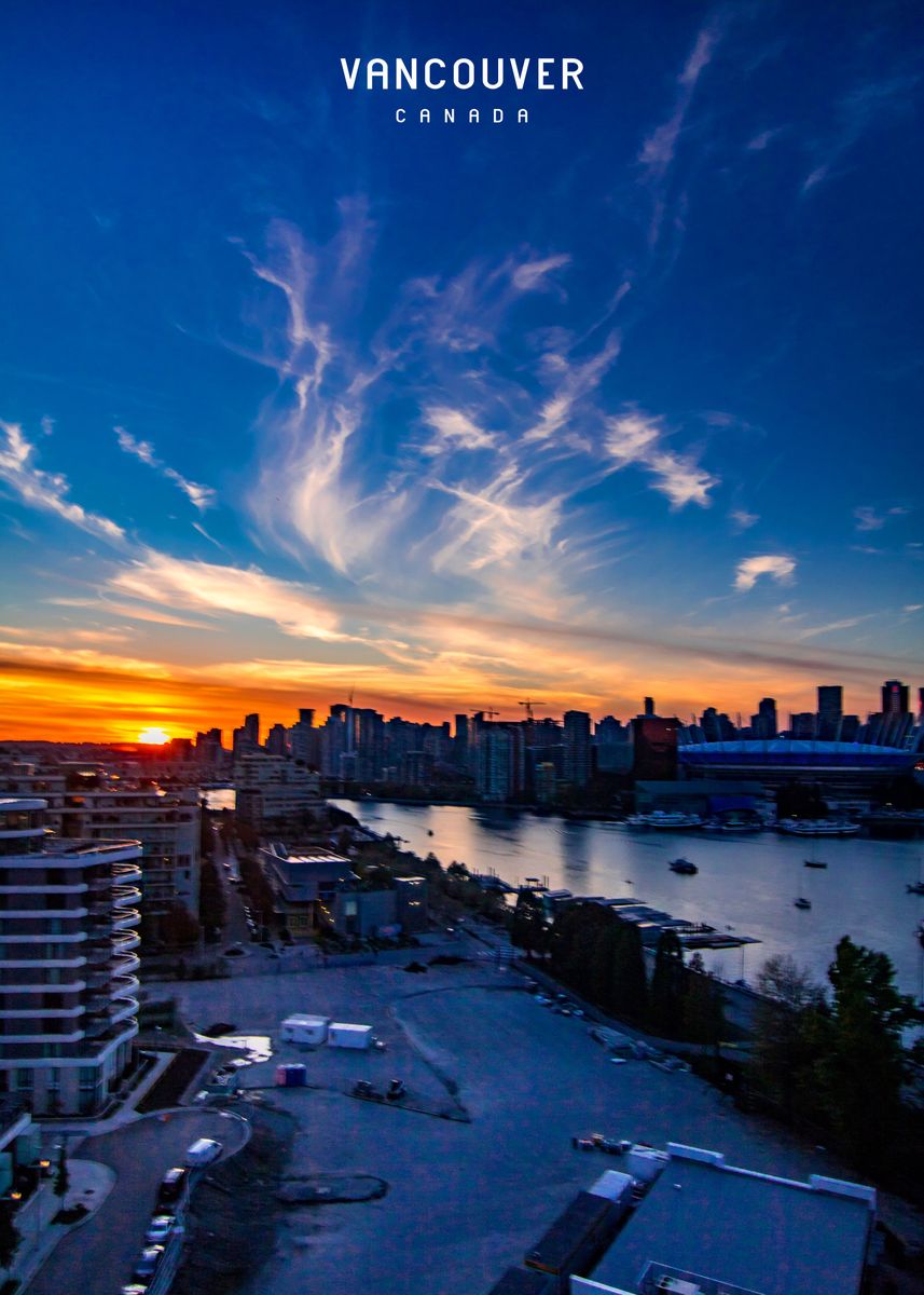 'Vancouver ' Poster, picture, metal print, paint by Explore Universe ...