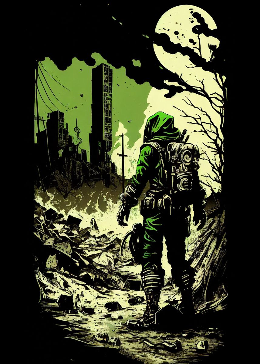 'Fallout exploration' Poster, picture, metal print, paint by Soronelite ...