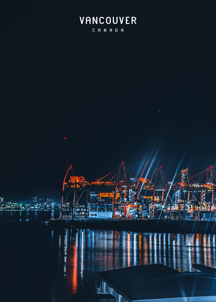 'Vancouver ' Poster, picture, metal print, paint by Explore Universe ...