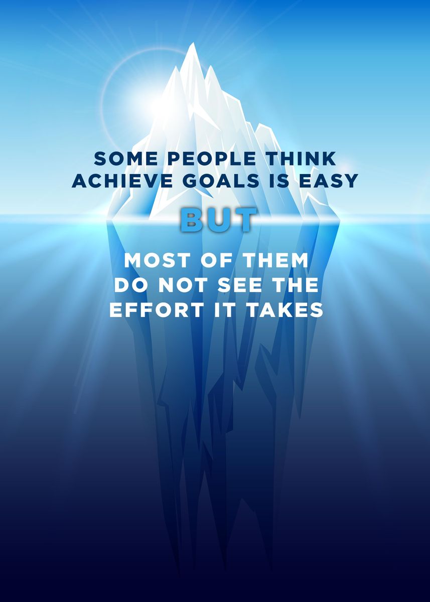 'People Think About Success' Poster, picture, metal print, paint by ...