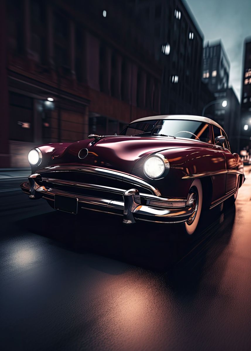 'Reviving Classic Nostalgia' Poster, picture, metal print, paint by mcmtdesigns | Displate