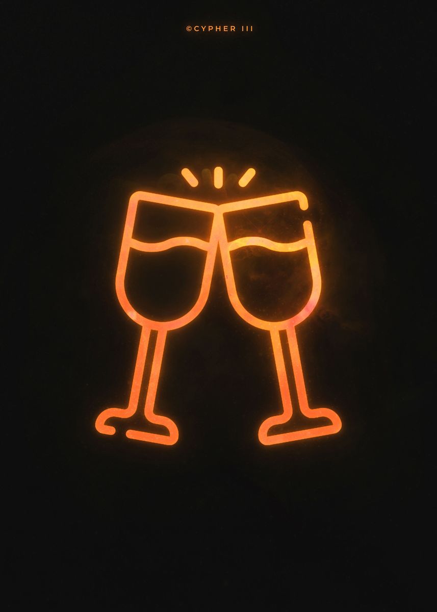 'Bottoms up' Poster, picture, metal print, paint by cypher the third ...