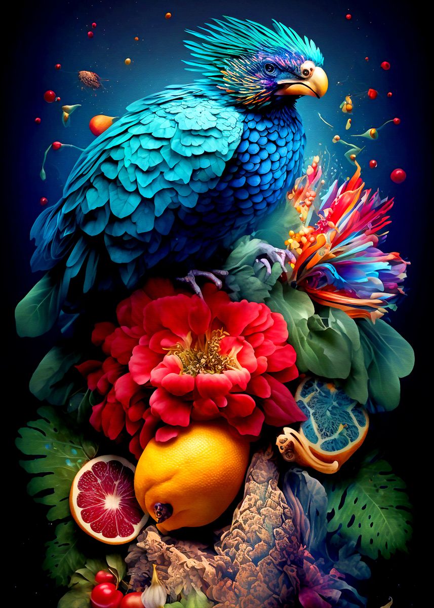 'Nature Colorful' Poster, picture, metal print, paint by hoan tran ...