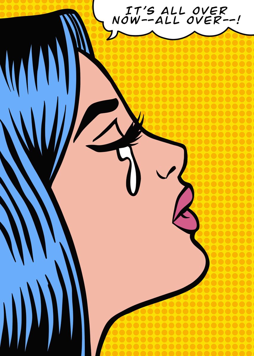 'Its all over' Poster, picture, metal print, paint by Mild pic | Displate