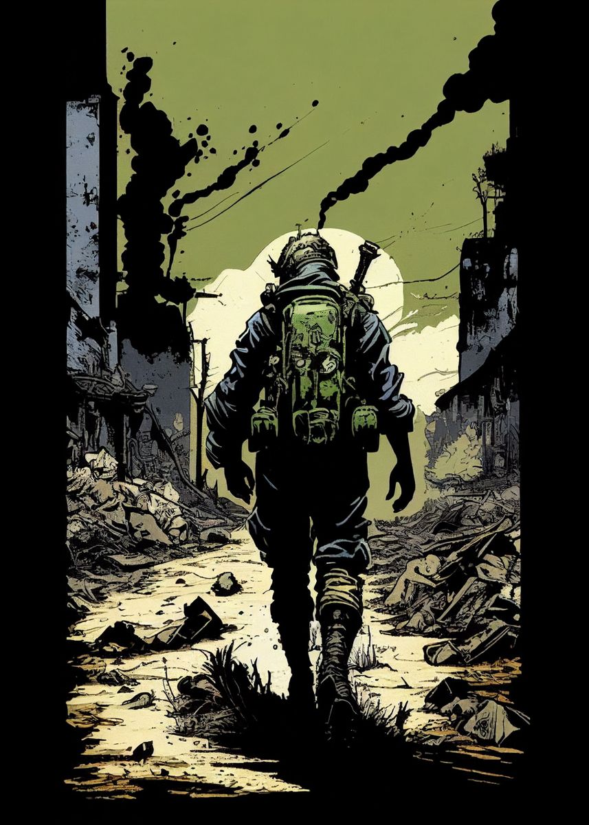 'Fallout exploration' Poster, picture, metal print, paint by Soronelite ...