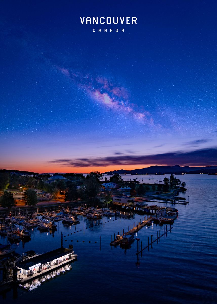 'Vancouver ' Poster, picture, metal print, paint by Explore Universe ...