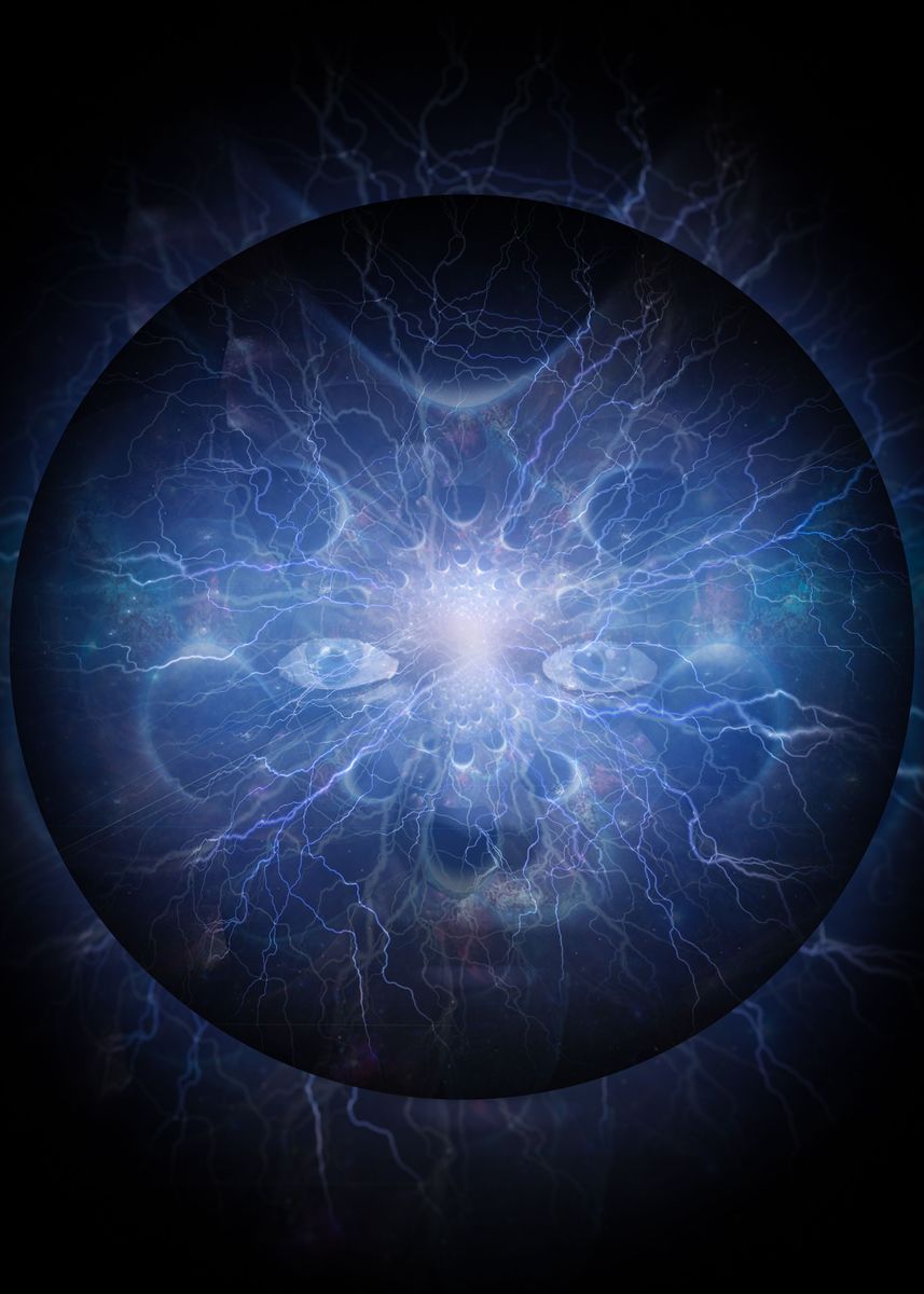 'Face of eternity' Poster, picture, metal print, paint by Bruce Rolff ...