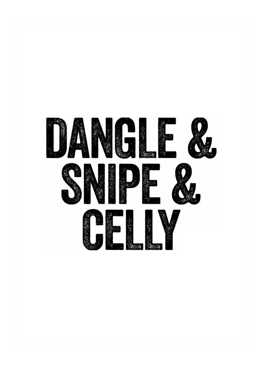 'Dangle & Snipe & Cellly' Poster, picture, metal print, paint by Sky ...