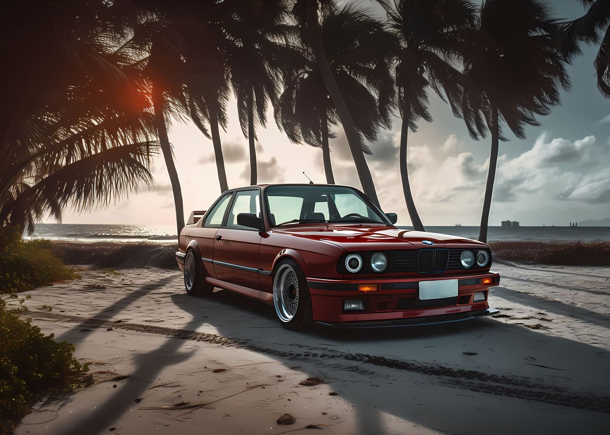 'BMW E30' Poster by GoodLifeImages | Displate