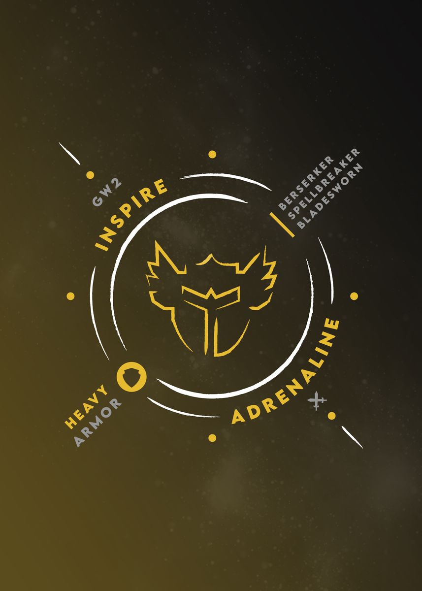 'Warrior Life GW2' Poster, picture, metal print, paint by Joe Bui ...