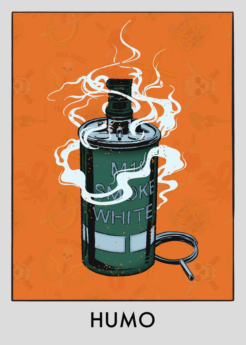 'Humo' Poster by Call of Duty | Displate