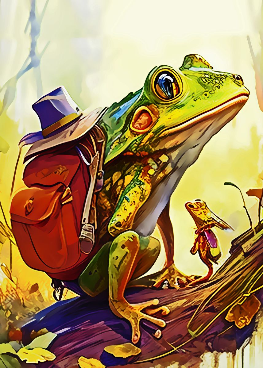 'fantasy frog' Poster, picture, metal print, paint by PENGDUA XYZ ...