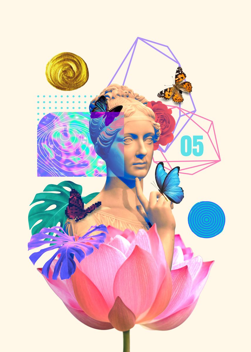 'Daphne Greek Statue' Poster, picture, metal print, paint by Natasya ...