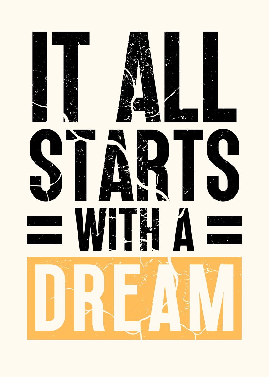 'Dream' Poster, picture, metal print, paint by Yess | Displate