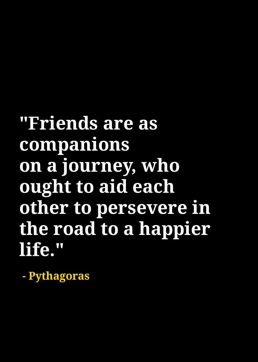 'pythagoras quote ' Poster, picture, metal print, paint by DNSM | Displate