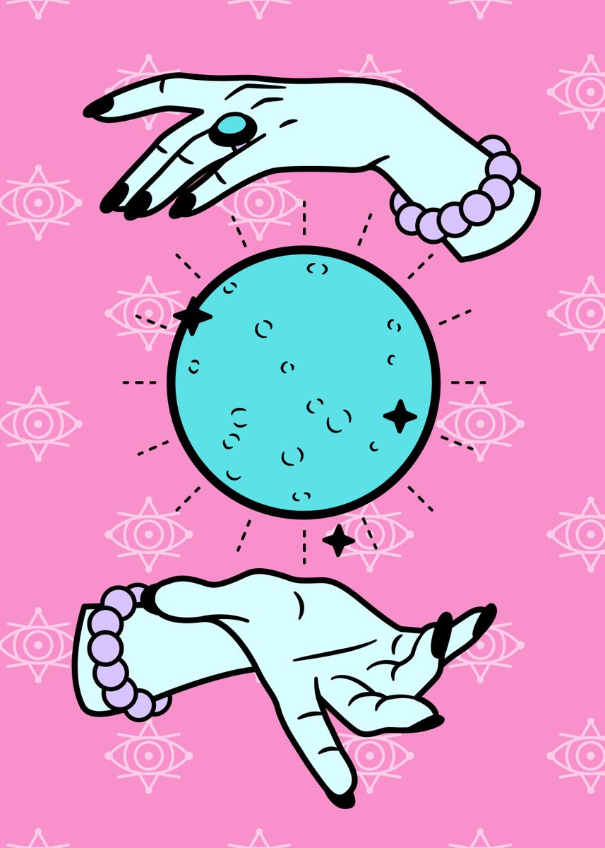 'Divination' Poster, picture, metal print, paint by SapientiaB | Displate