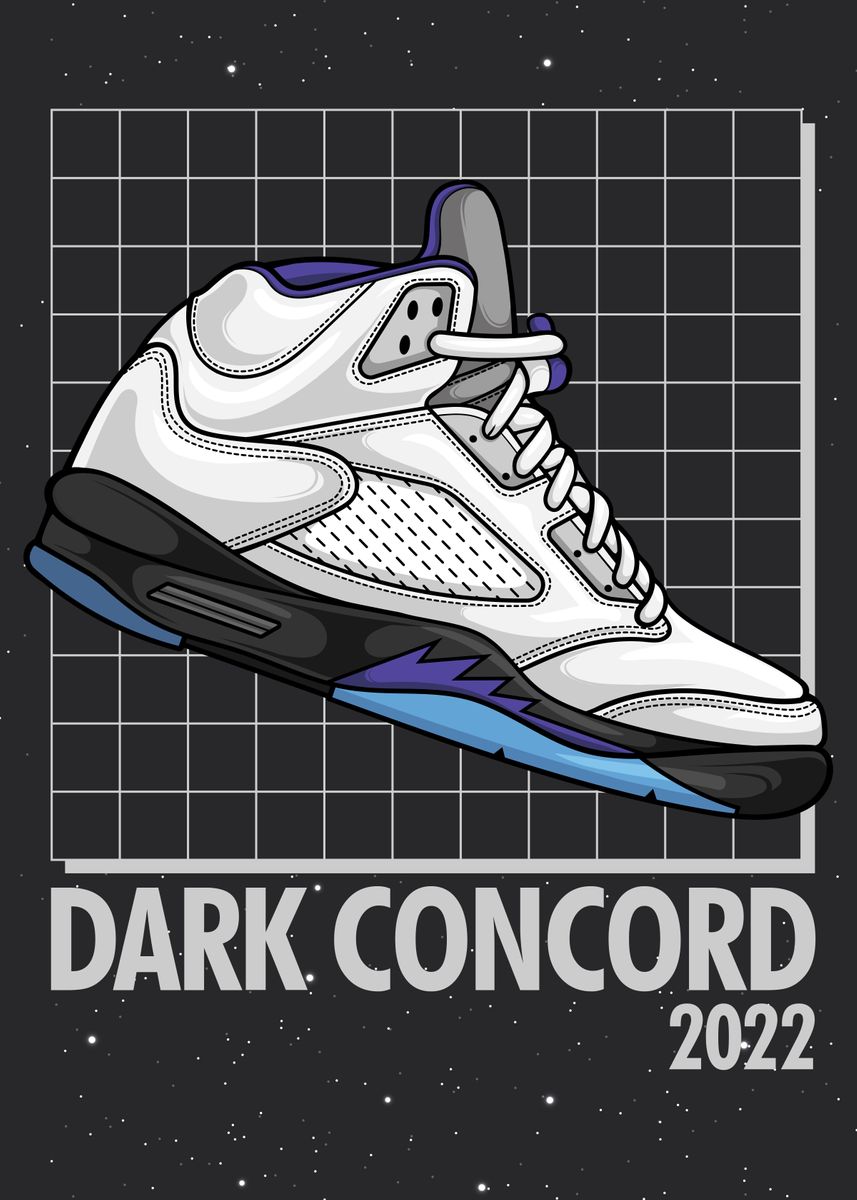 'Dark Concord Sneaker' Poster, picture, metal print, paint by Mikhaila ...