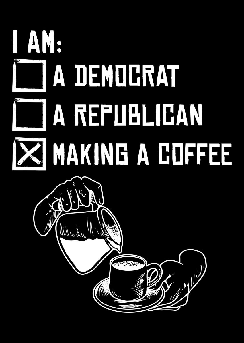 'Barista Coffee Artist' Poster, picture, metal print, paint by ...