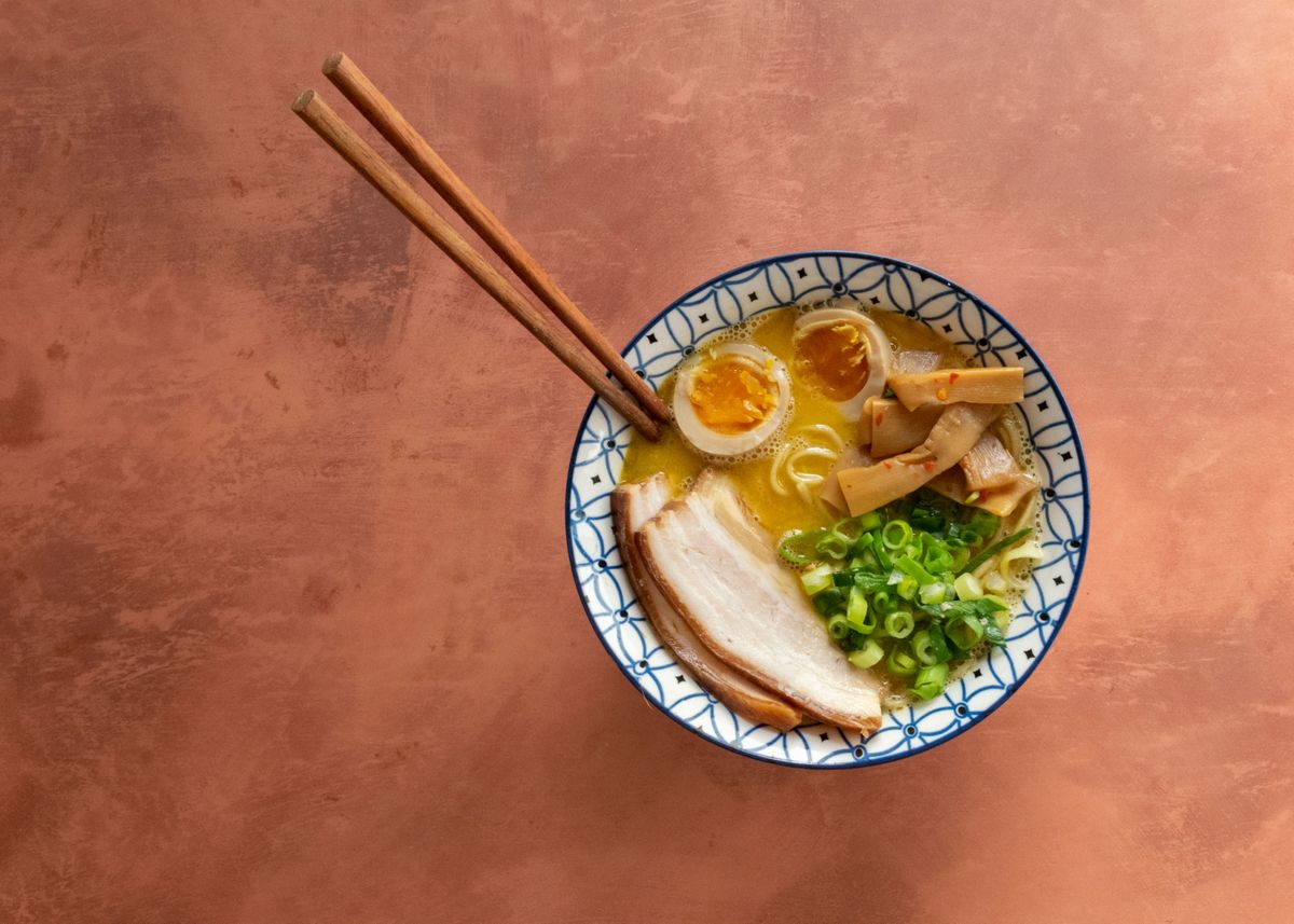 'Ramen Prep Landscape' Poster by Camilla Kutna | Displate