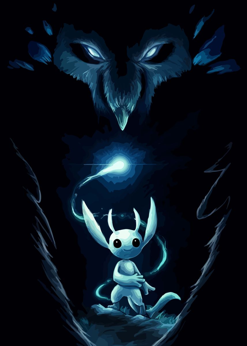 'The blind forest of ori' Poster, picture, metal print, paint by Hima ...