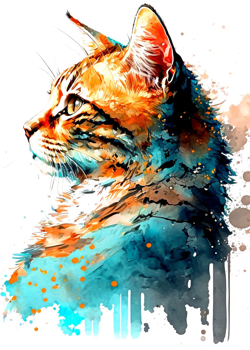 'Cat' Poster by set more | Displate