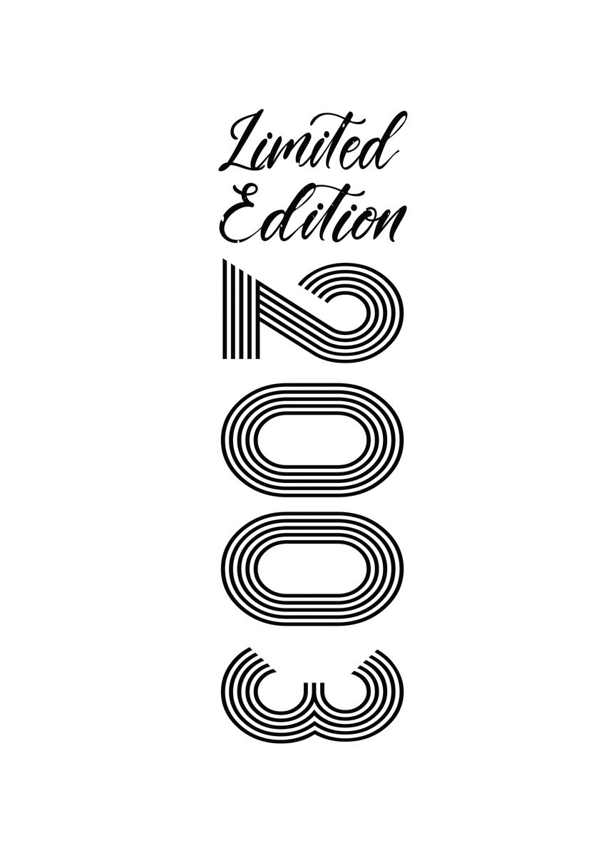 'Limited Edition 2003' Poster by Steven Zimmer | Displate