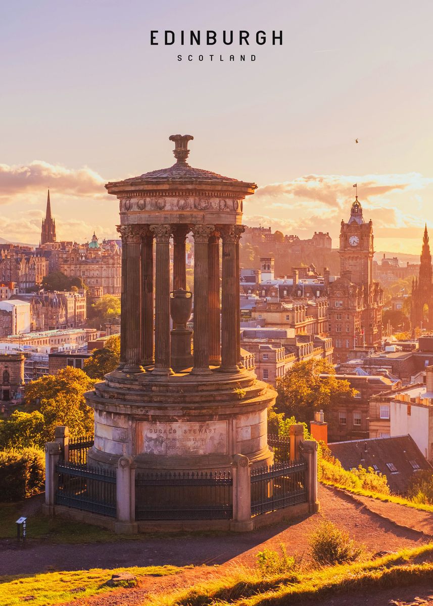 'Edinburgh ' Poster, picture, metal print, paint by Explore Universe ...