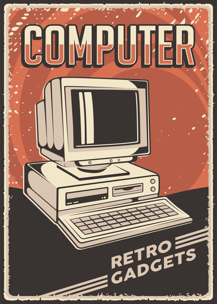 'Personal Computer Pop Art' Poster, picture, metal print, paint by Naso ...