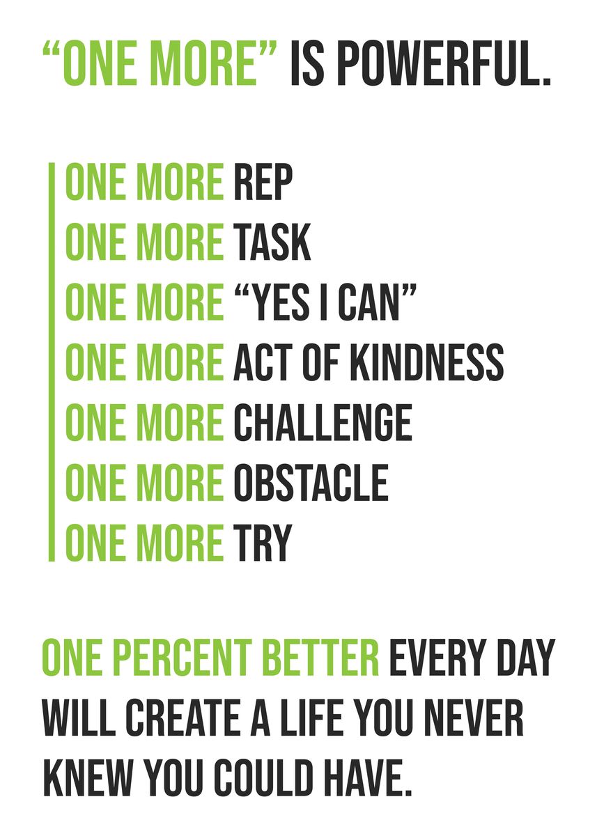 'One More Is Powerful' Poster, picture, metal print, paint by CHAN ...