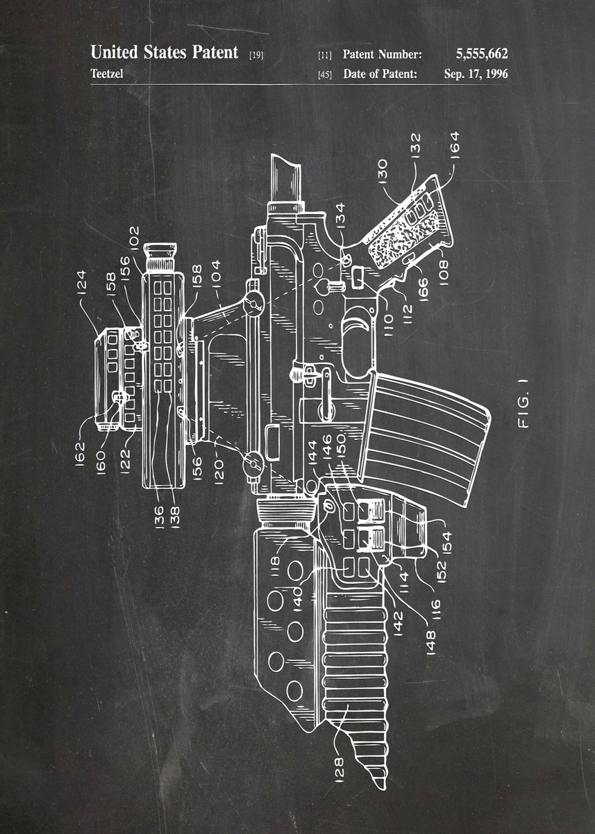 'laser finder patent 1996' Poster, picture, metal print, paint by ...