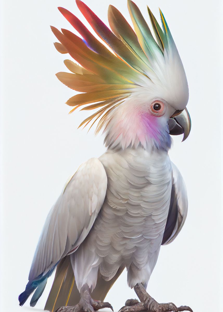 'cute cockatoo' Poster, picture, metal print, paint by FotoRichter ...