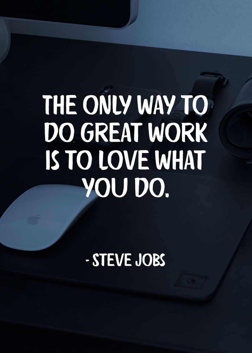 'Do Great Work' Poster by Naui Art | Displate